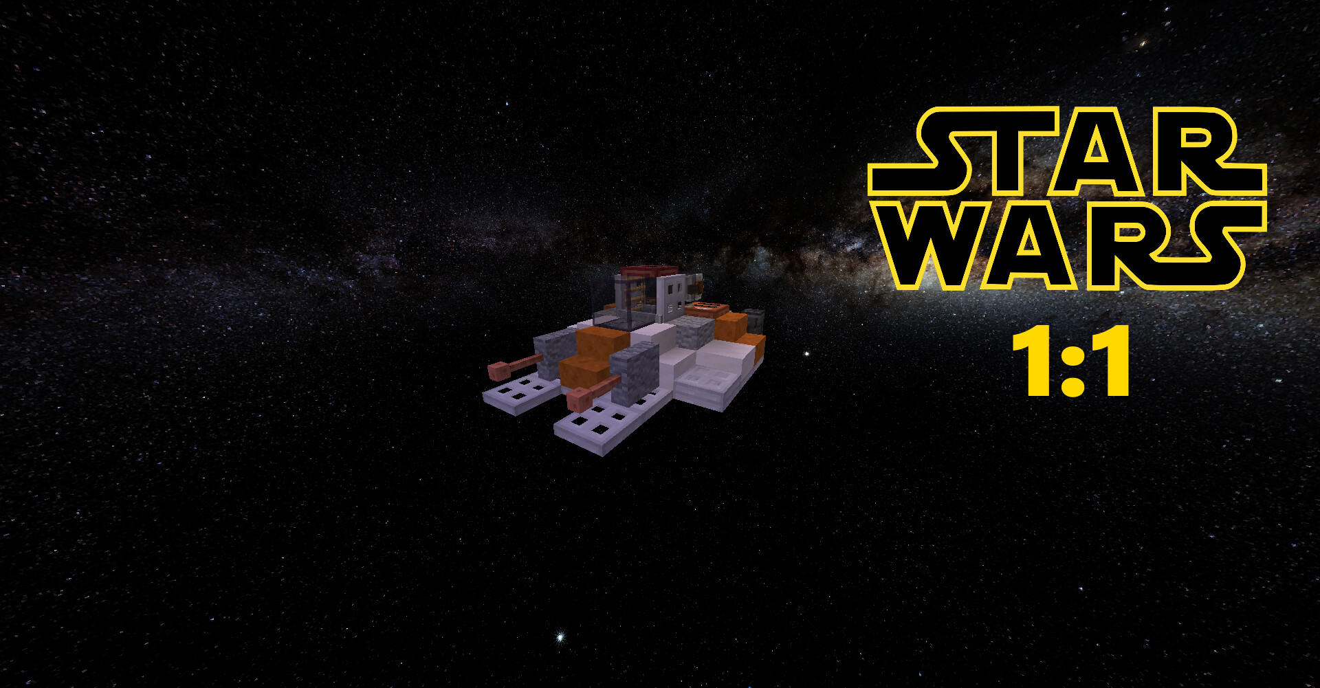 T-47 Snowspeeder [~1:1] Minecraft Map