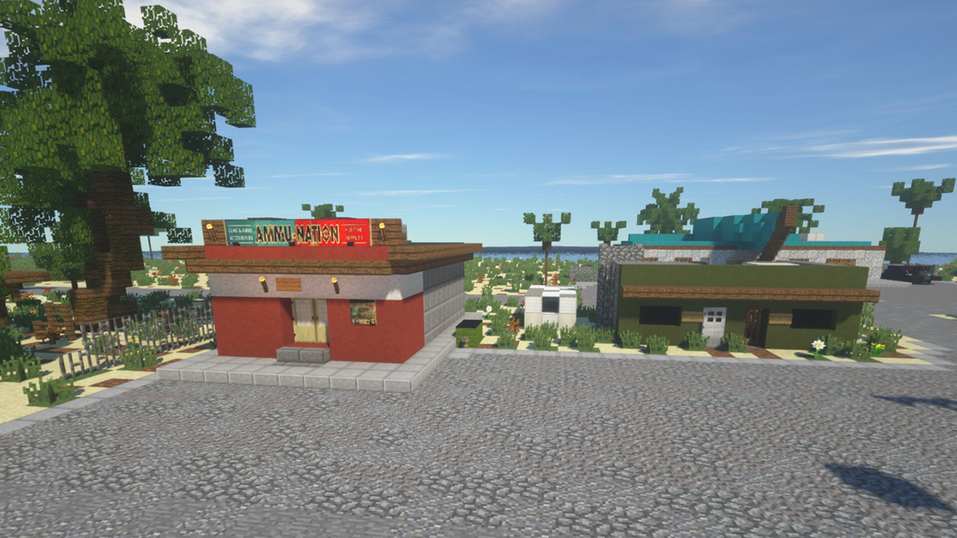 Sandy Shores - rural town from GTA 5 Minecraft Map