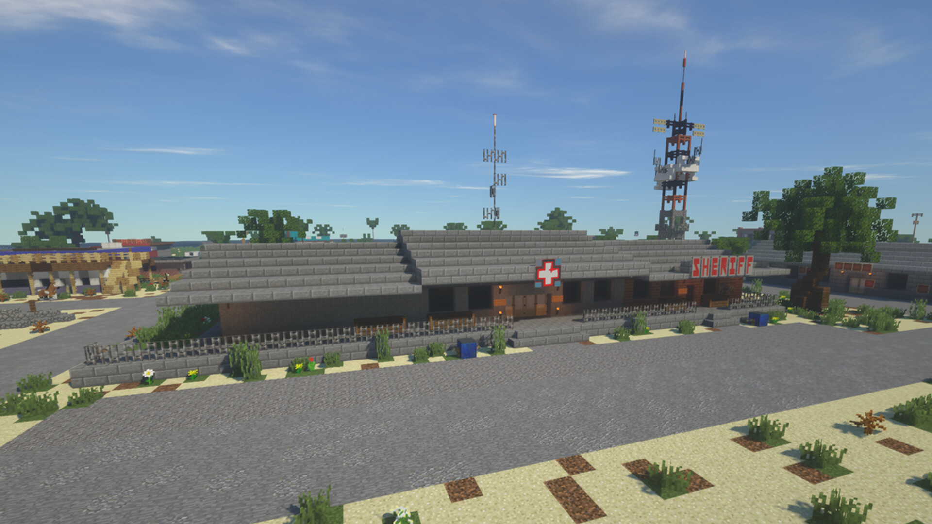 Sandy Shores - rural town from GTA 5 Minecraft Map