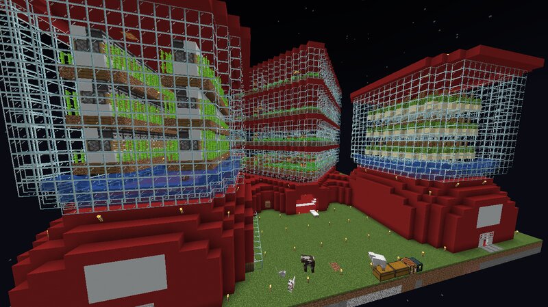 Farming Decoration + Schematics Minecraft Map