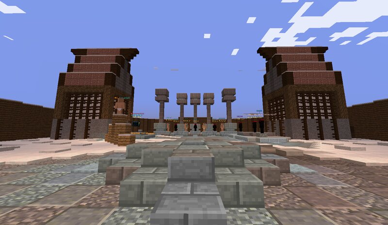 AromMaps - Winter Themed Main Lobby Minecraft Map