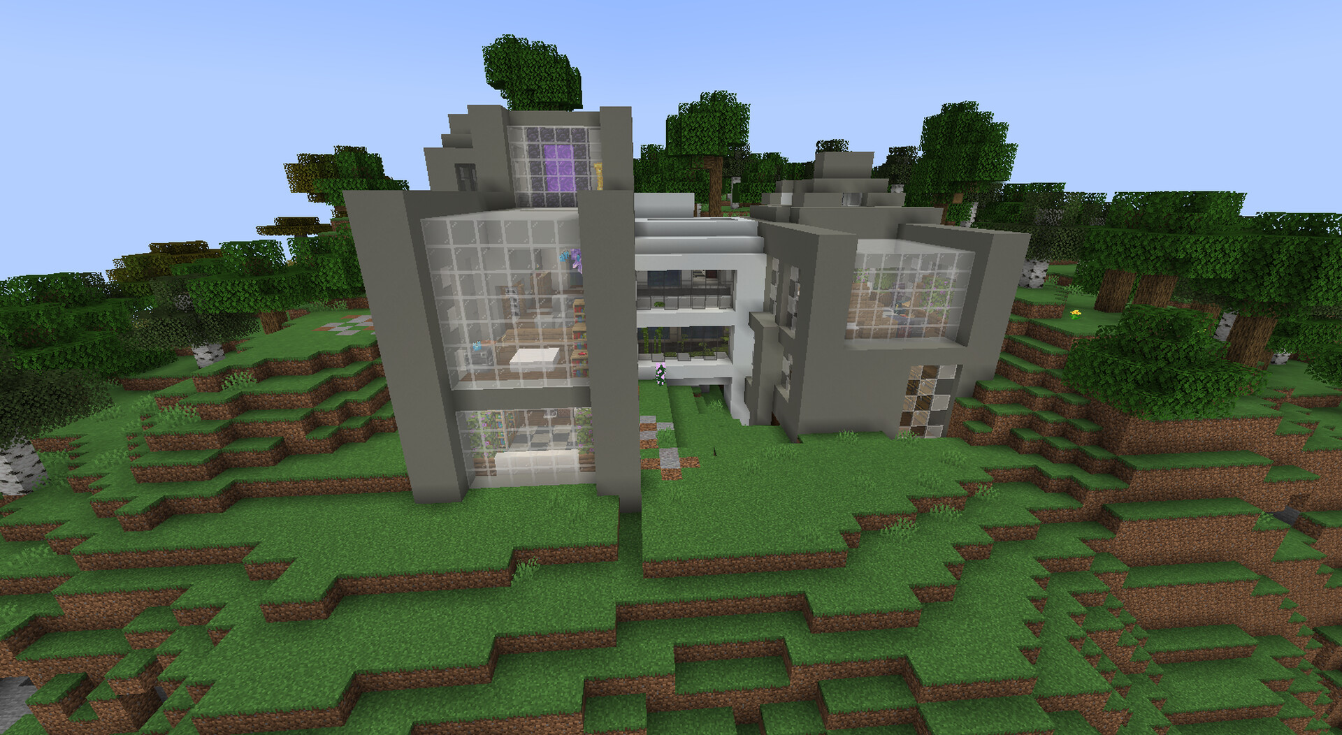 Beautiful and Modern house Minecraft Map