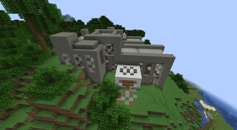 Beautiful and Modern house Minecraft Map