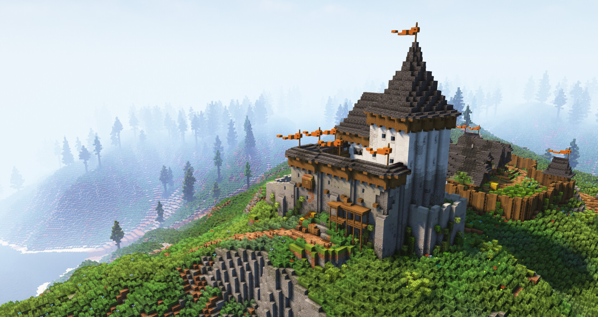 Bravestone Castle / Hrad statečný kámen Minecraft Map