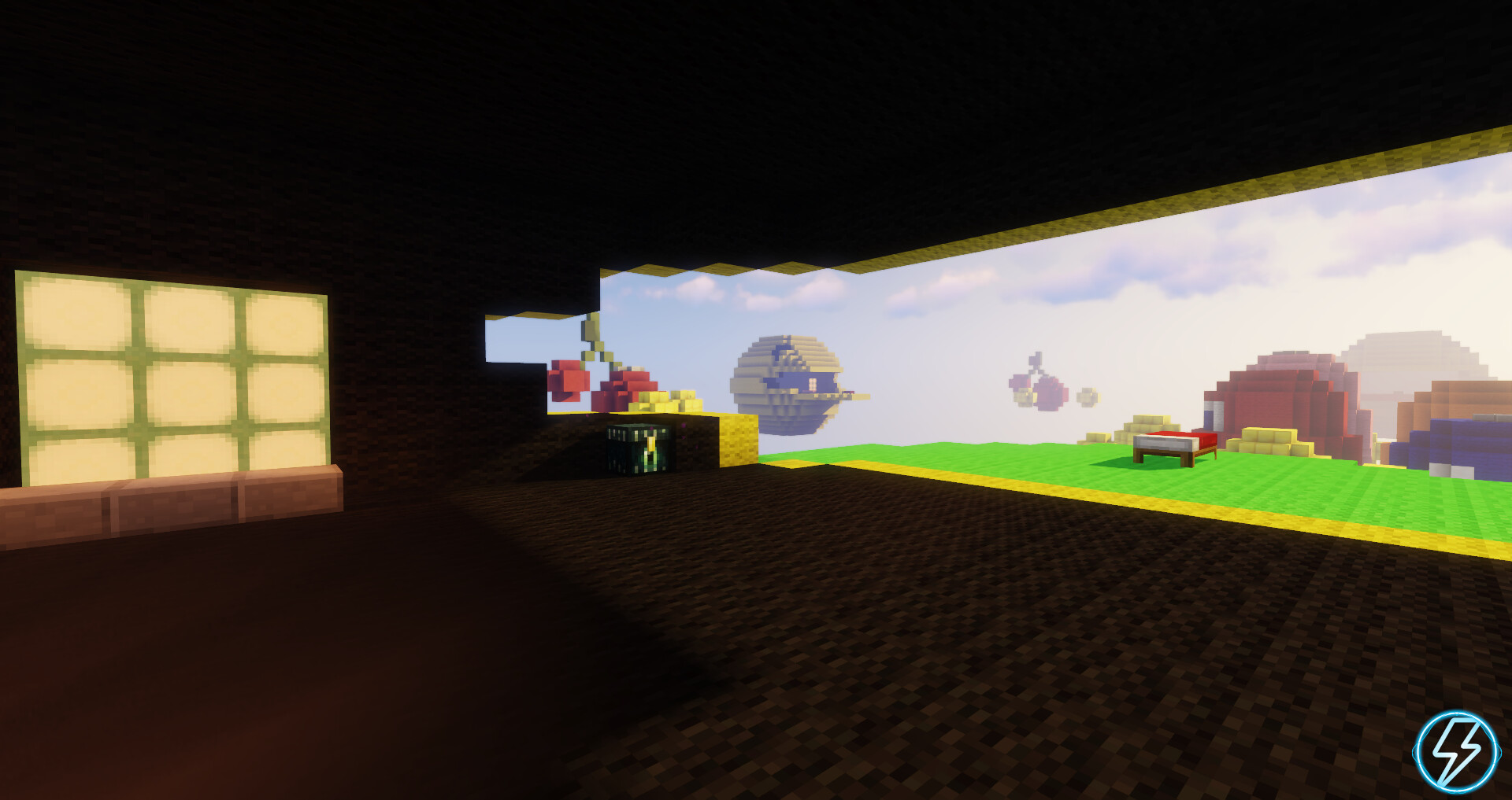 PacMan Bedwars Map Minecraft Map