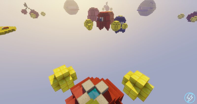 PacMan Bedwars Map Minecraft Map