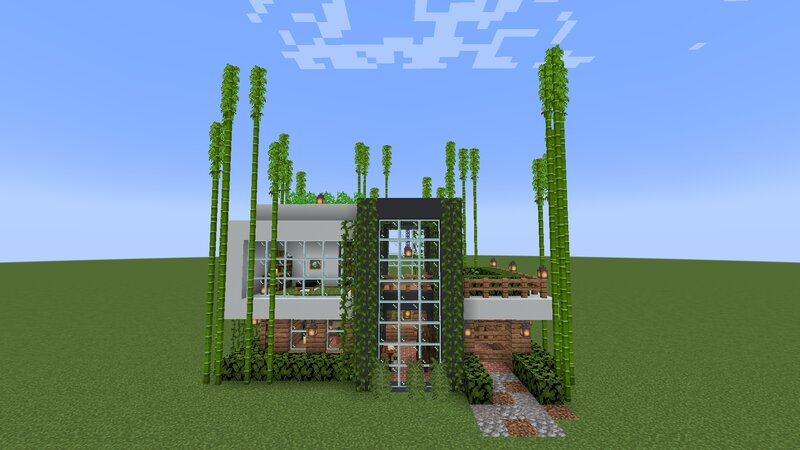 Futuristic House Minecraft Map