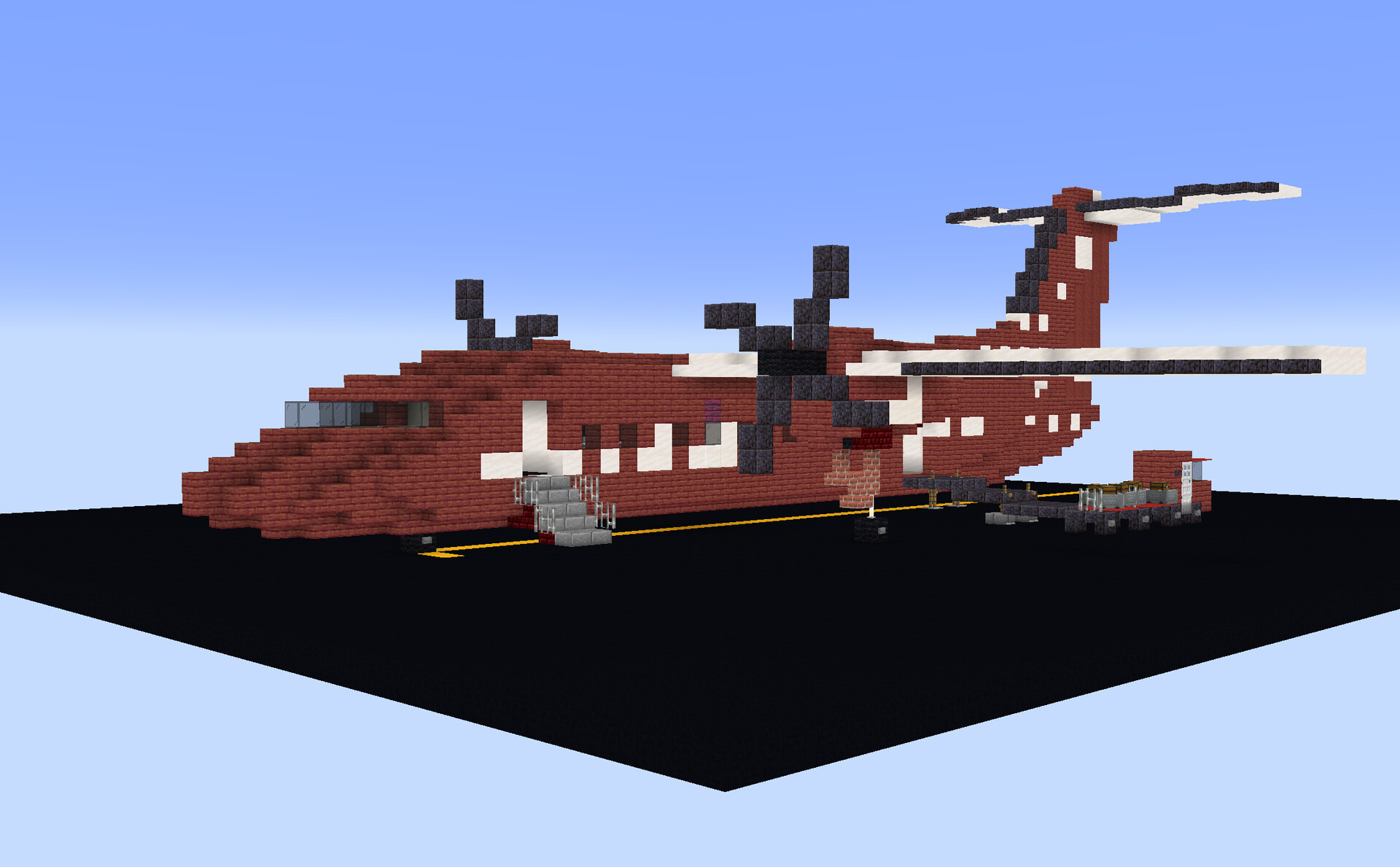 Air Greenland/Grønlandsfly deHavilland Canada DHC-8-200 Minecraft Map