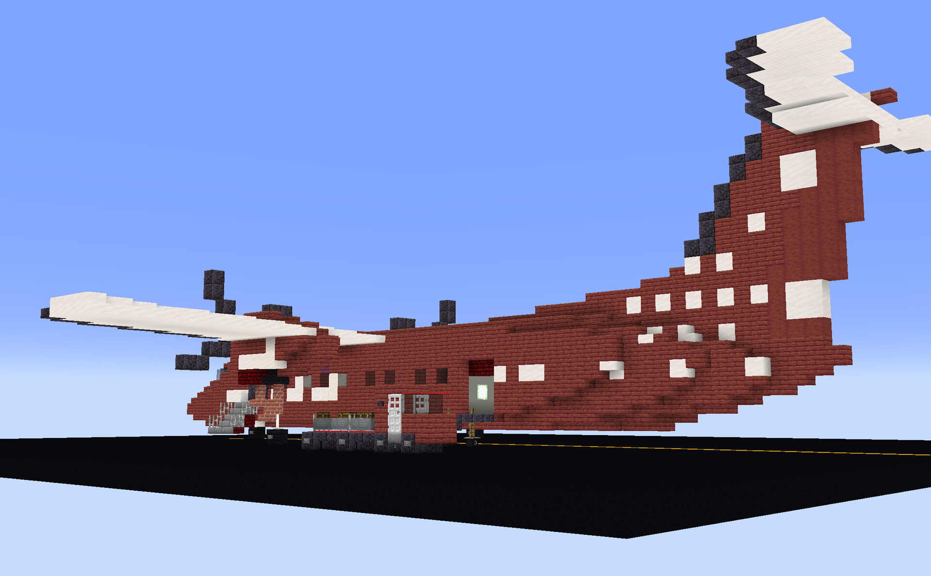 Air Greenland/Grønlandsfly deHavilland Canada DHC-8-200 Minecraft Map