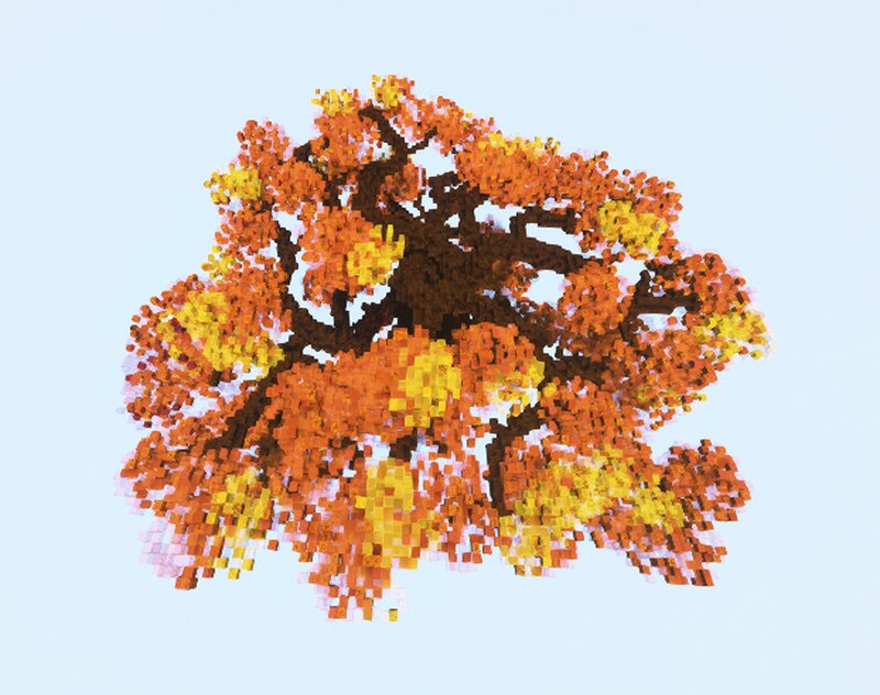 Giant Orange Tree ll Free to use Minecraft Map