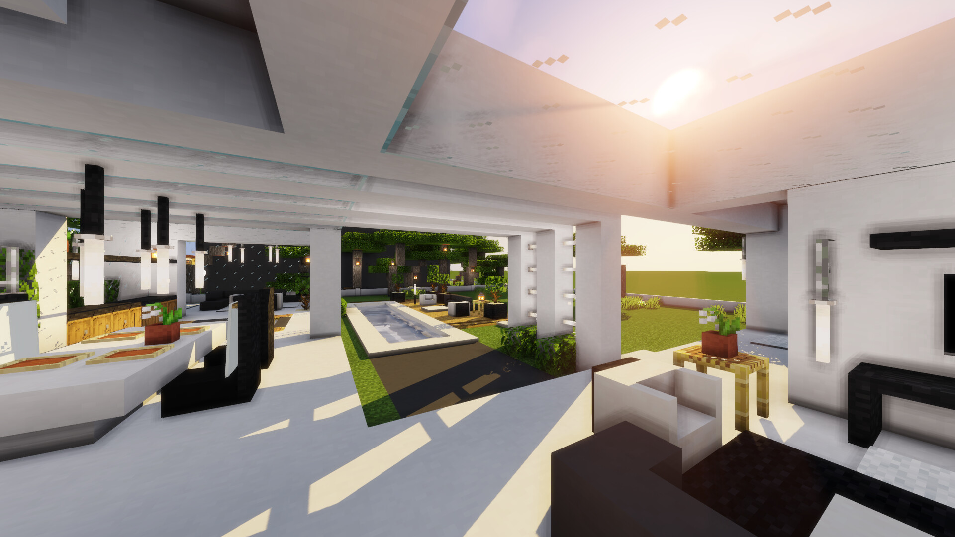 Minecraft Modern Interior Build Minecraft Map