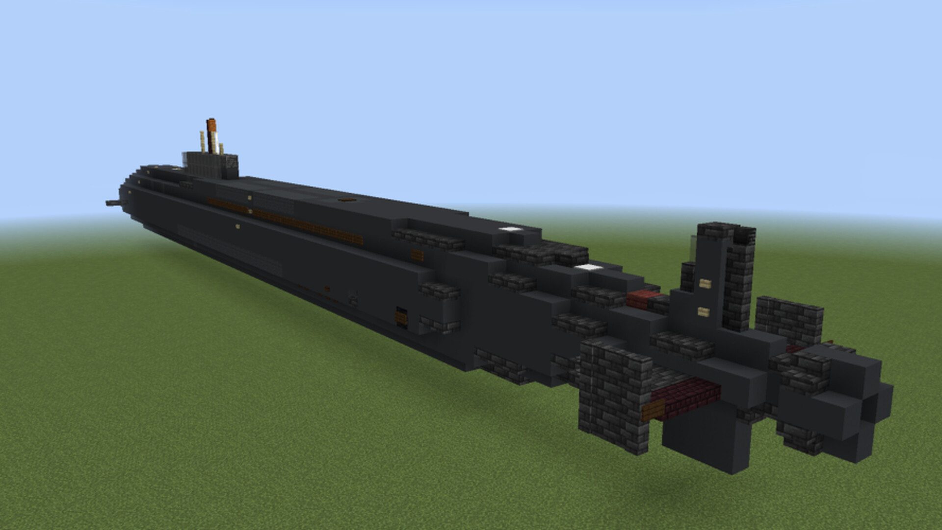 1:2 scale Project 955A K-549 Knyaz Vladimir Minecraft Map