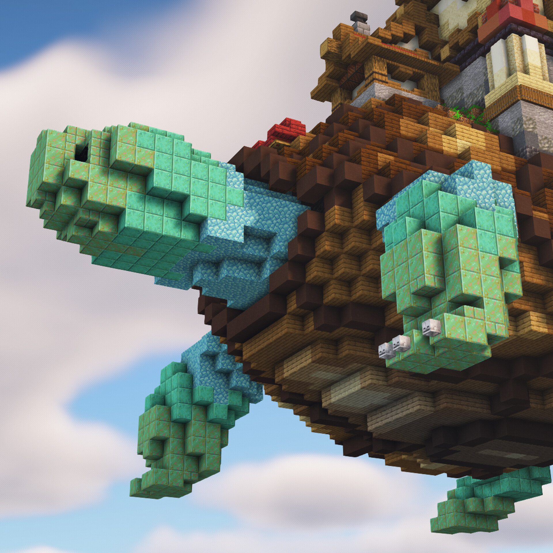 Fantasy Turtle Village Minecraft Map