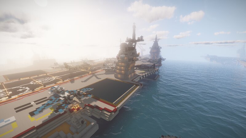 Russian Navy Aircraft Carrier - Kremlin Class Minecraft Map