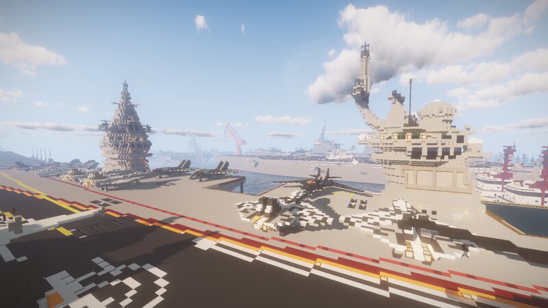 Russian Navy Aircraft Carrier - Kremlin Class Minecraft Map