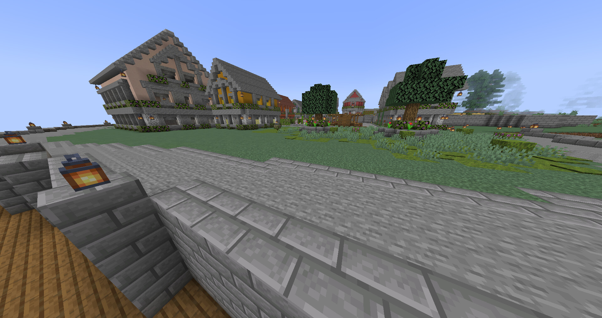 Aesthetic Town | Completed Buildings [1.17-1.18] Minecraft Map