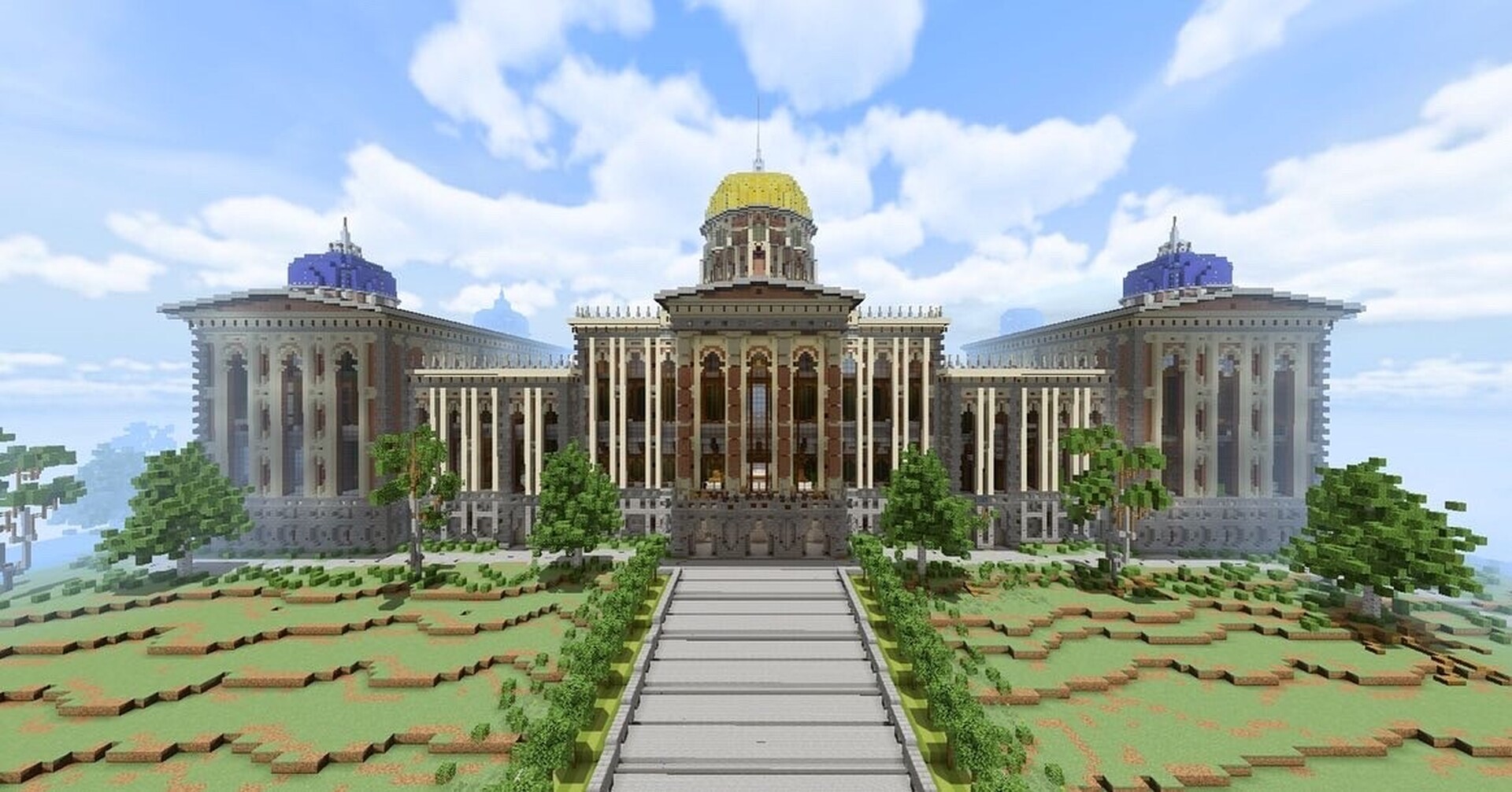 Kingdom of Pacific Islands downtown area Minecraft Map