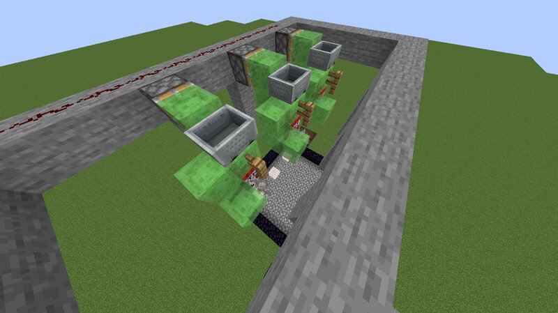 Automatic cobbelstone generator Minecraft Map