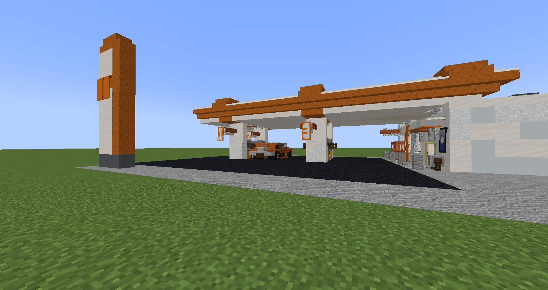 Petrol Gas Station (Download) Minecraft Map