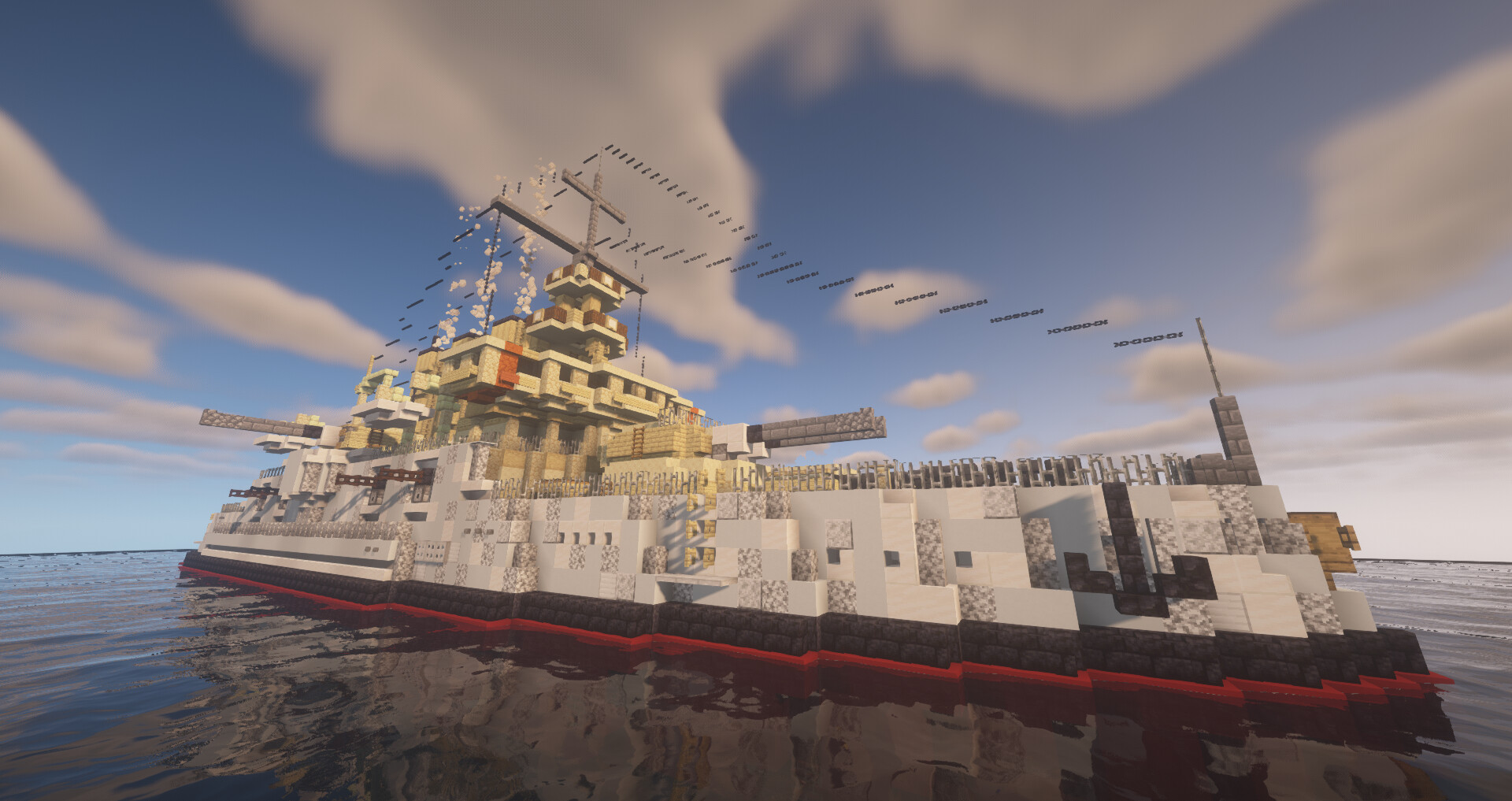 Fictional pre-dreadnought I [movecraft compatible] Minecraft Map