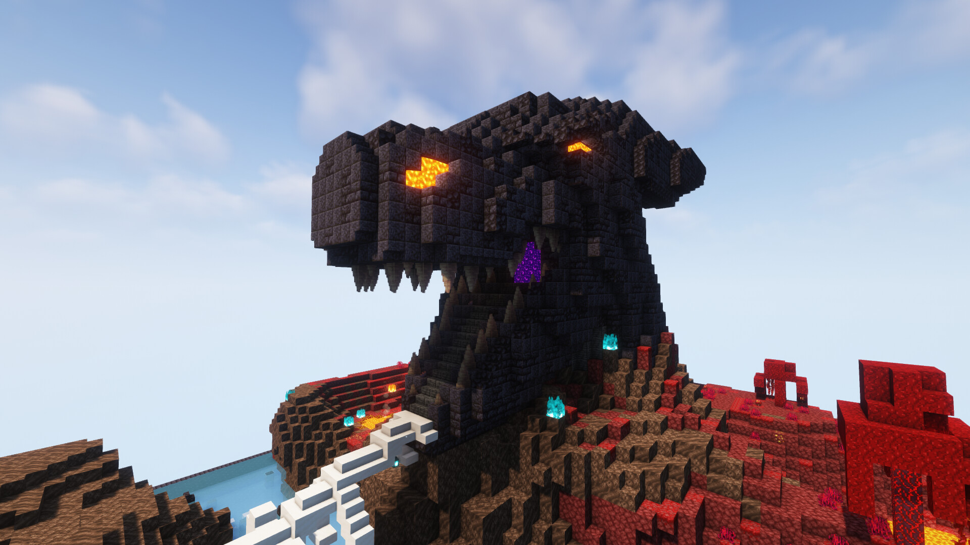 Minecraft Dragon Head Nether Portal Minecraft Map