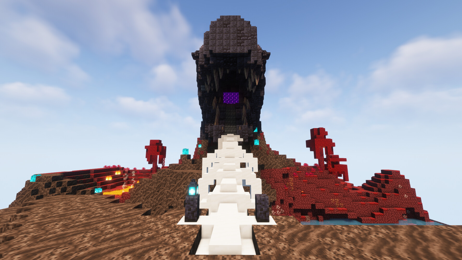 Minecraft Dragon Head Nether Portal Minecraft Map