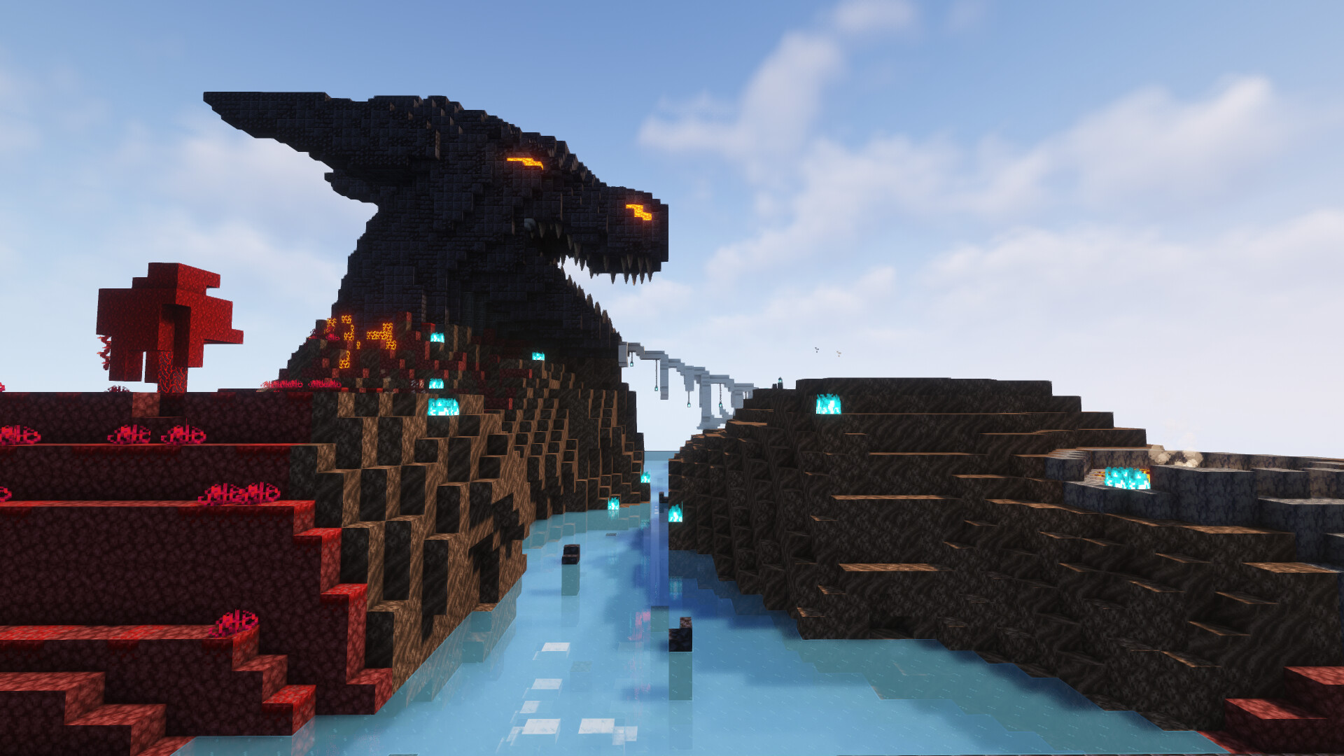 Minecraft Dragon Head Nether Portal Minecraft Map