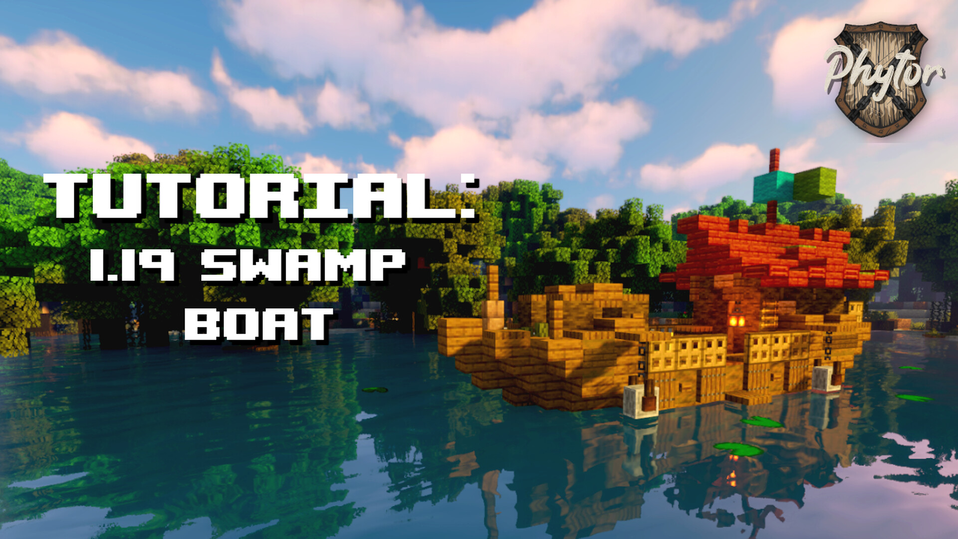 1.19 Mangrove Boat House (Tutorial) Minecraft Map