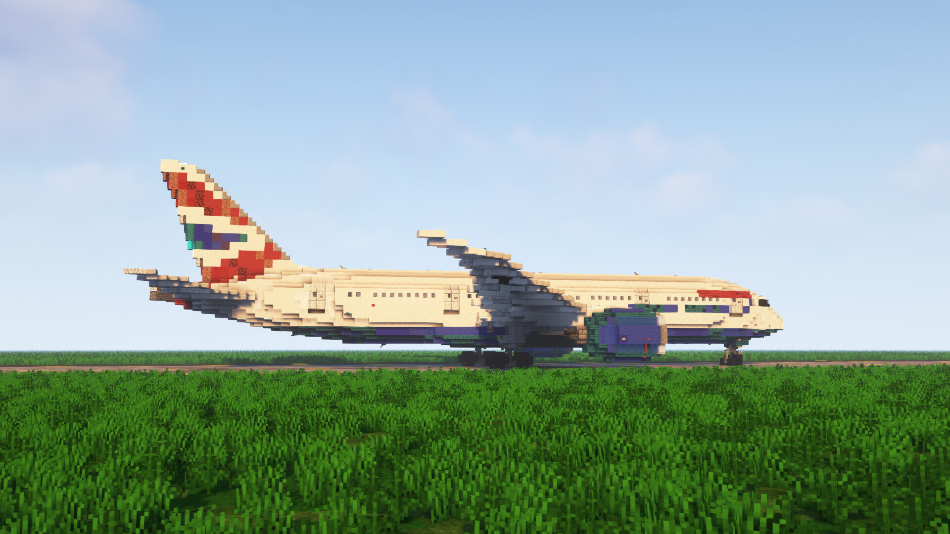 British Airways Boeing 787-8 Dreamliner Minecraft Map