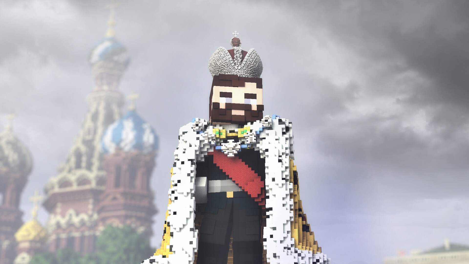 Cathedral in Russian style Minecraft Map