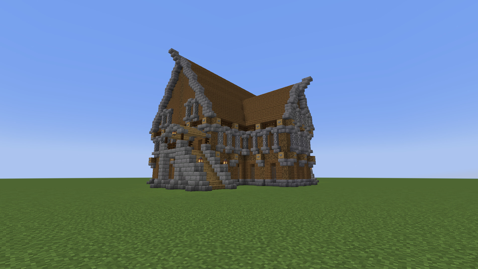Large Fortified House Minecraft Map