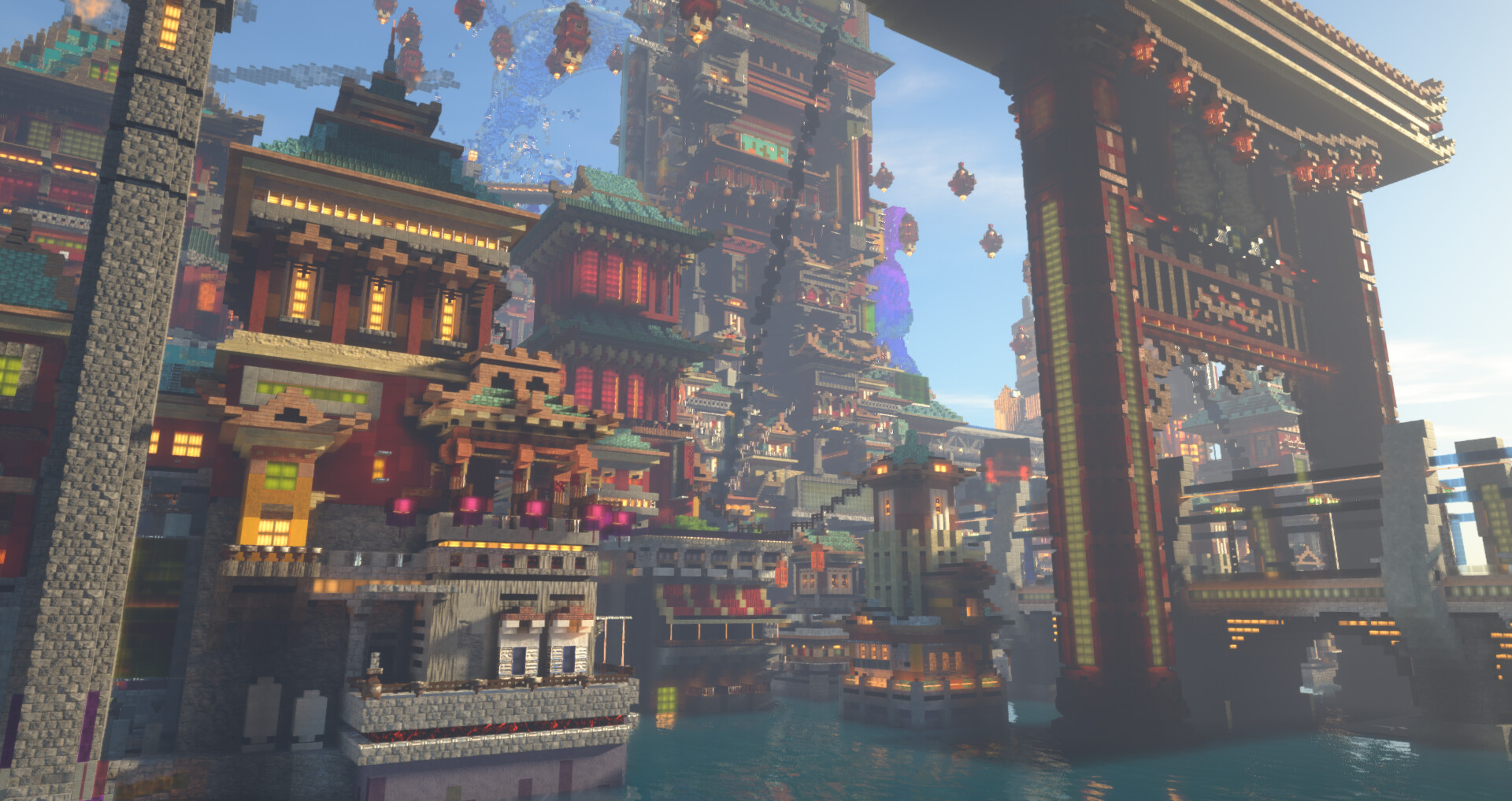 China Town, 2080 Minecraft Map