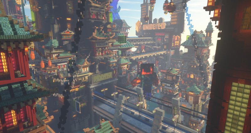 China Town, 2080 Minecraft Map