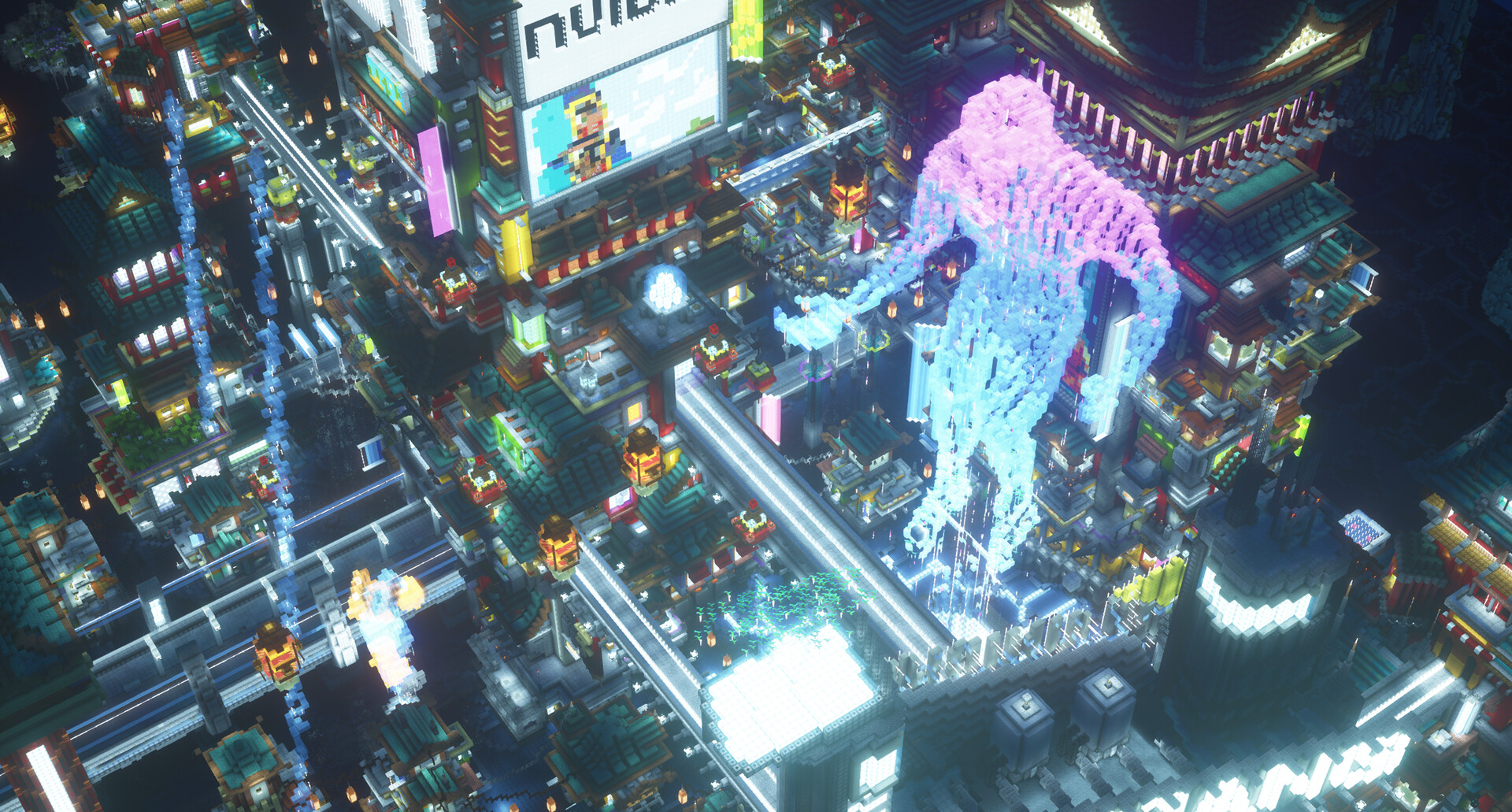 China Town, 2080 Minecraft Map