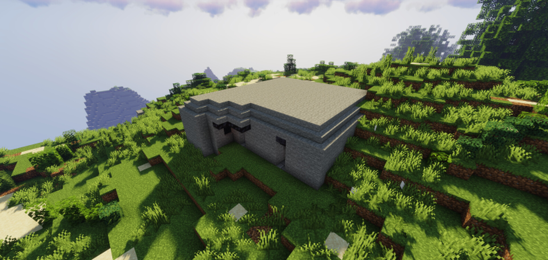 [Schematic][1.16.5+/1.7.10(modded)]Regelbau 608 WW2 Command Bunker (1/1 scale) Minecraft Map