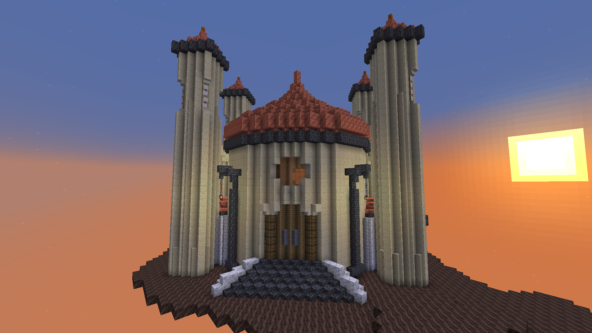 Arabic Building (Diagonal) Minecraft Map