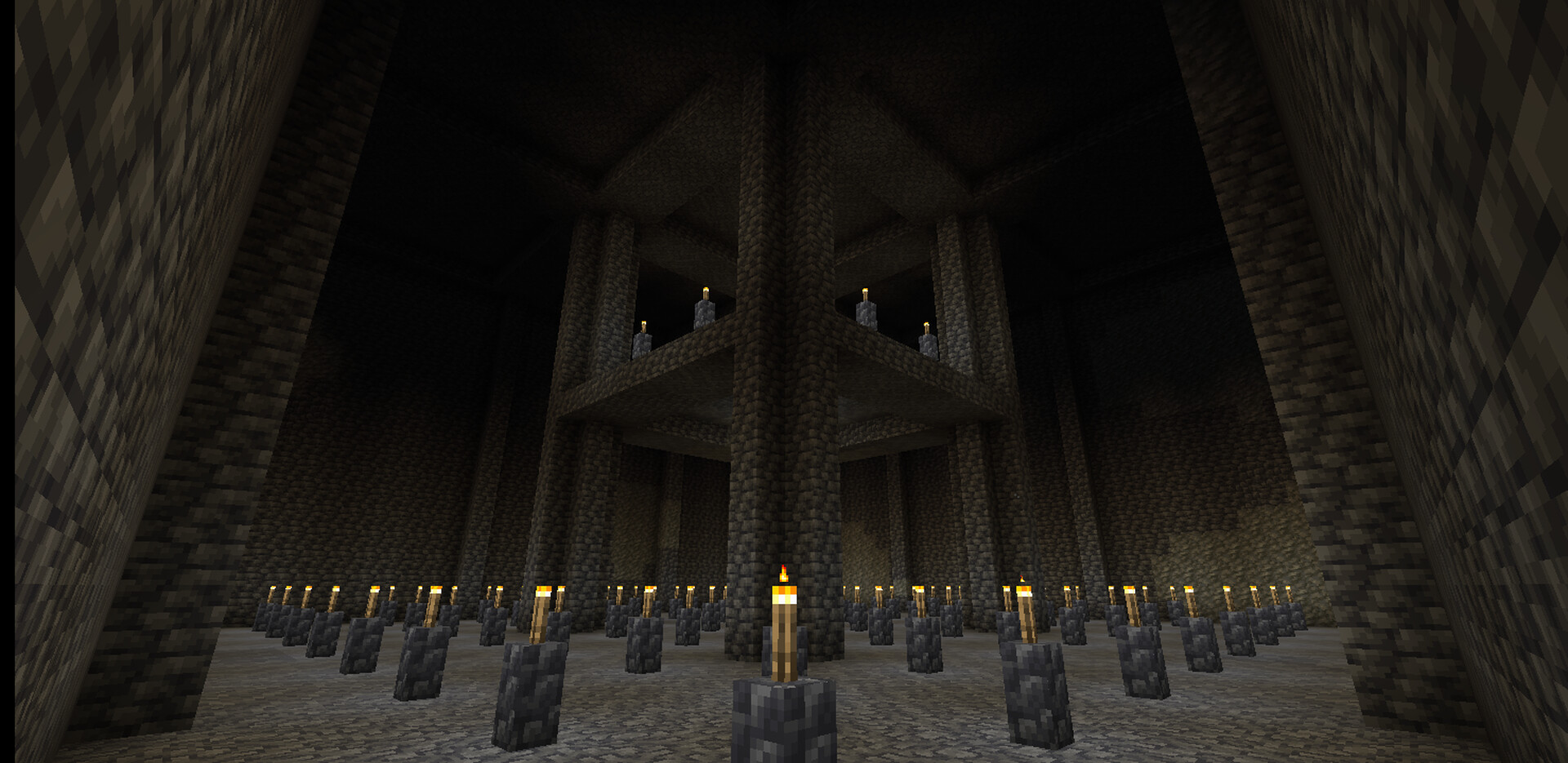 Deepslate mines and castle addition Minecraft Map