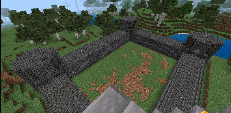 Deepslate mines and castle addition Minecraft Map