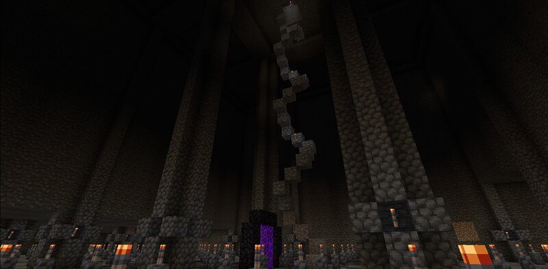 Deepslate mines and castle addition Minecraft Map