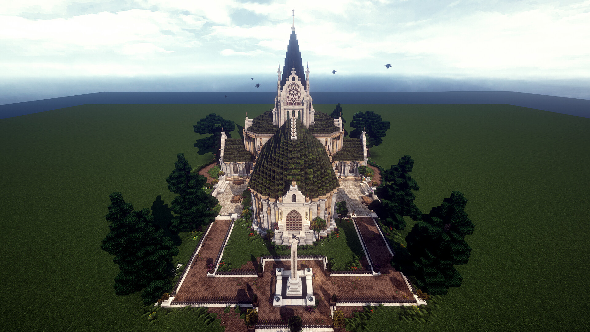 Fictional Gothic Cathedral (Little Tiles) Minecraft Map