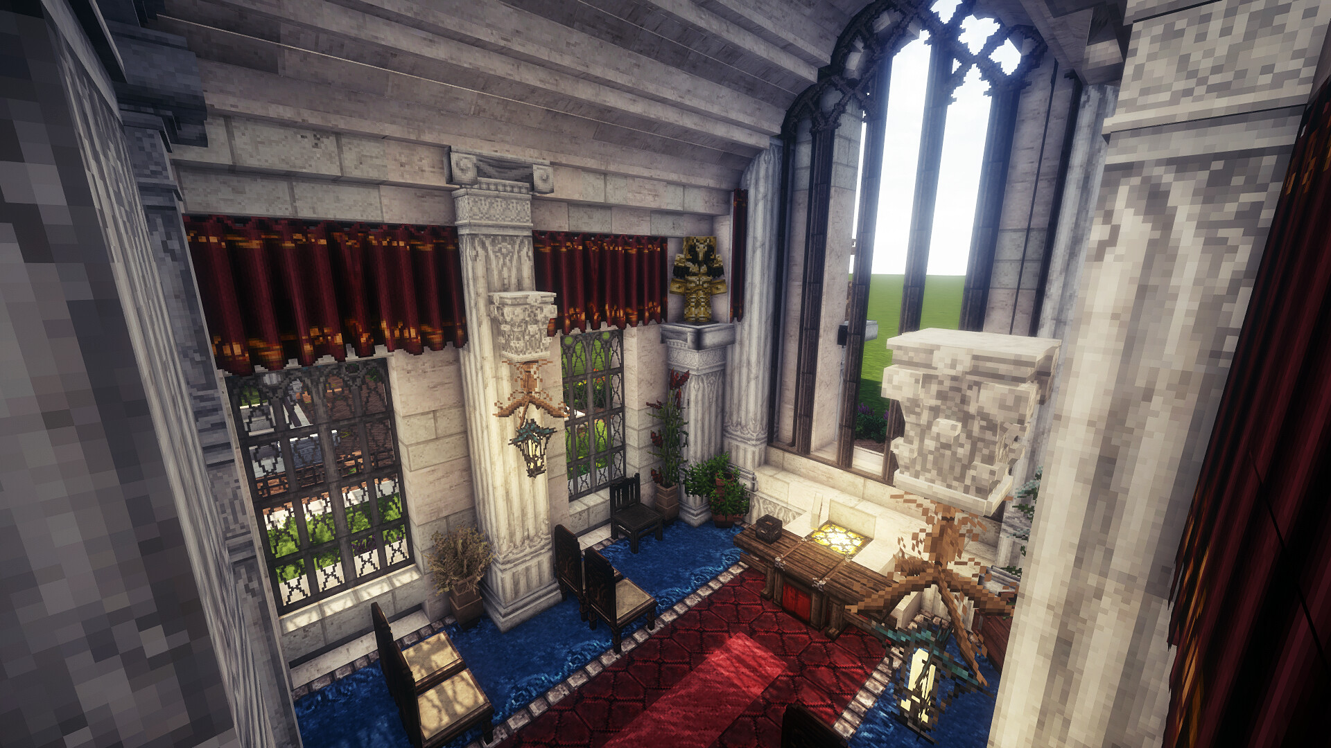 Fictional Gothic Cathedral (Little Tiles) Minecraft Map
