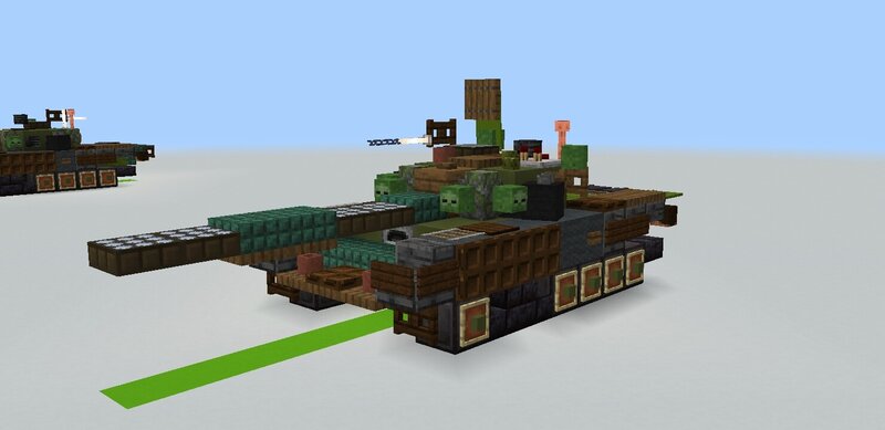 Minecraft T-72B3 Main Battle Tank (1.5:1 Scale) Minecraft Map