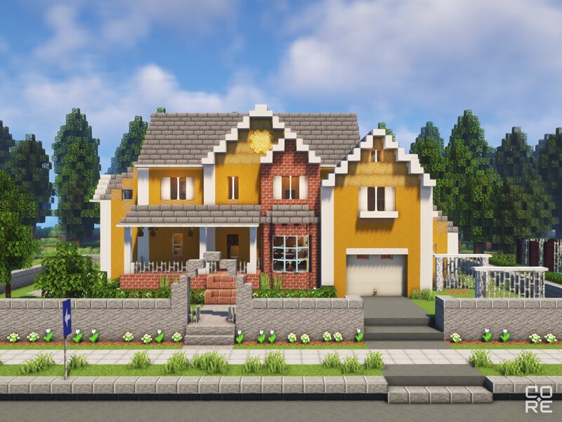 Modern Suburban Houses - CORE Studios Minecraft Map