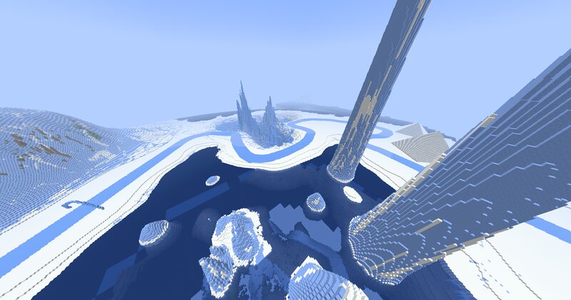 Glacial Hills Minecraft Map