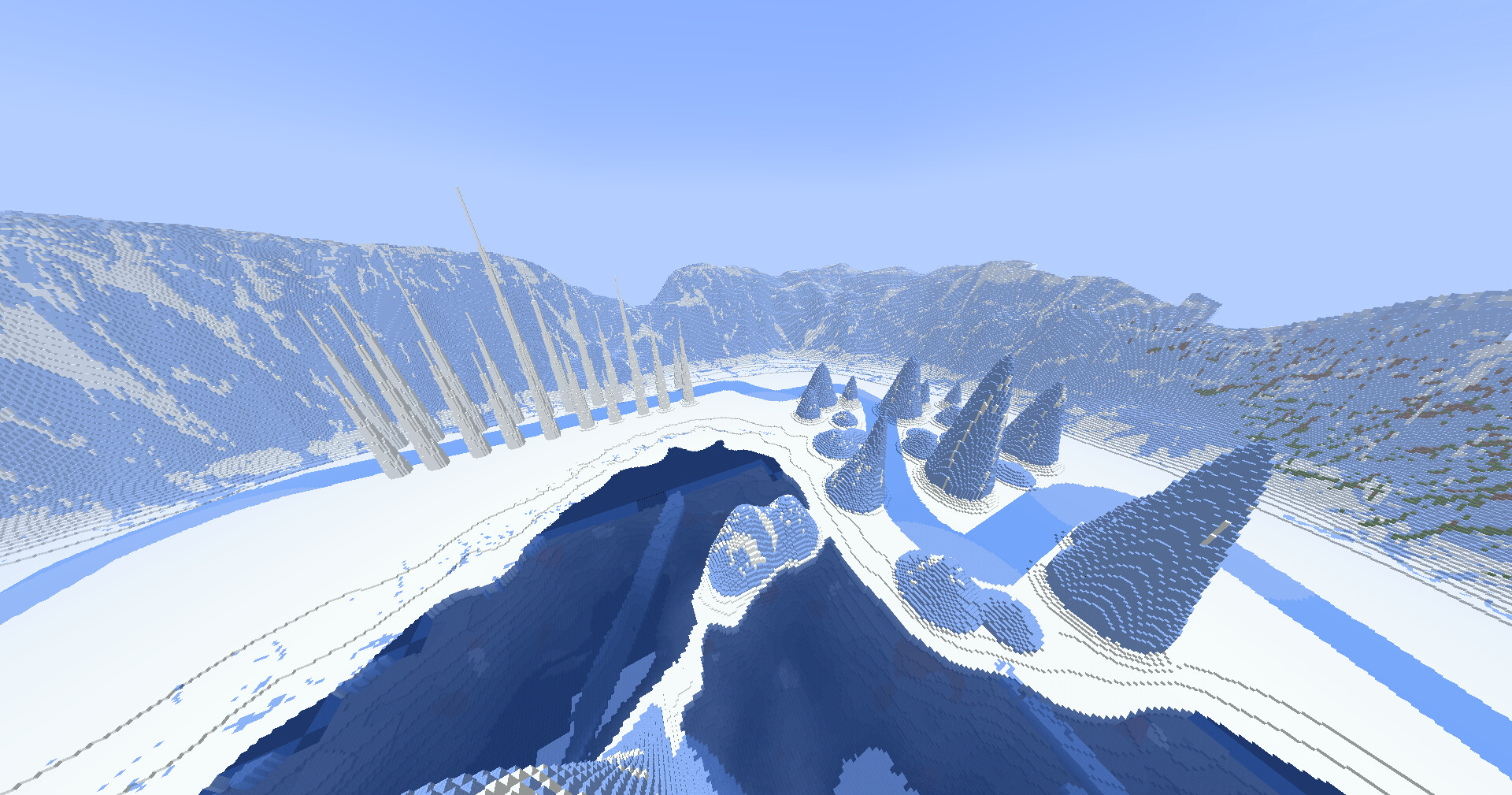 Glacial Hills Minecraft Map