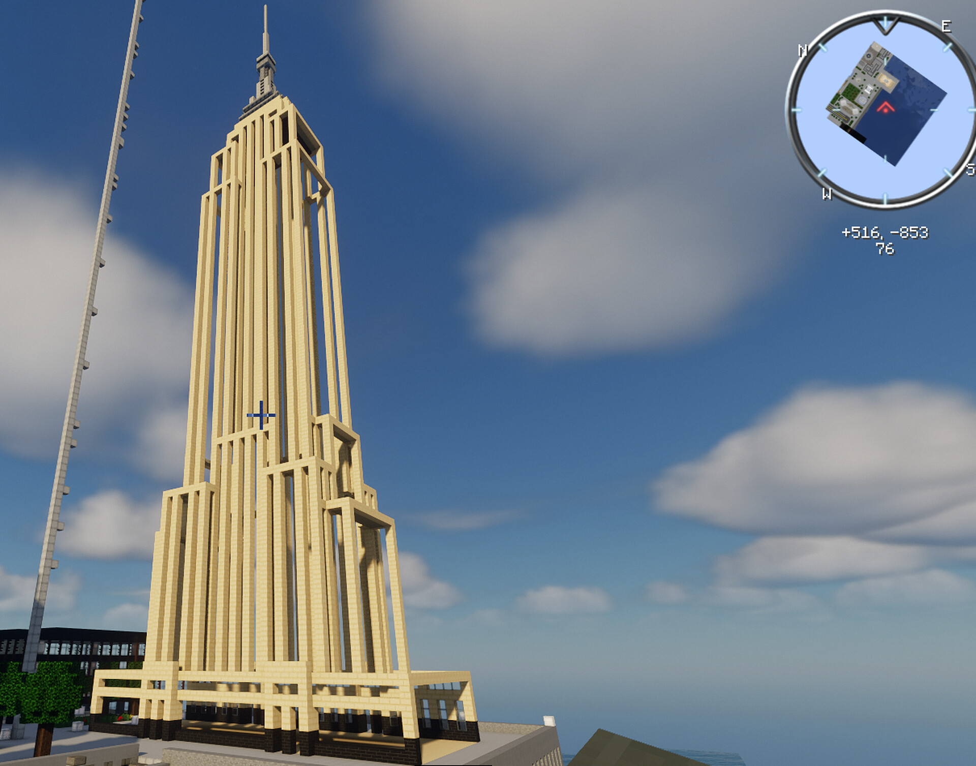 Empire State Building, Scale 1/3 Minecraft Map