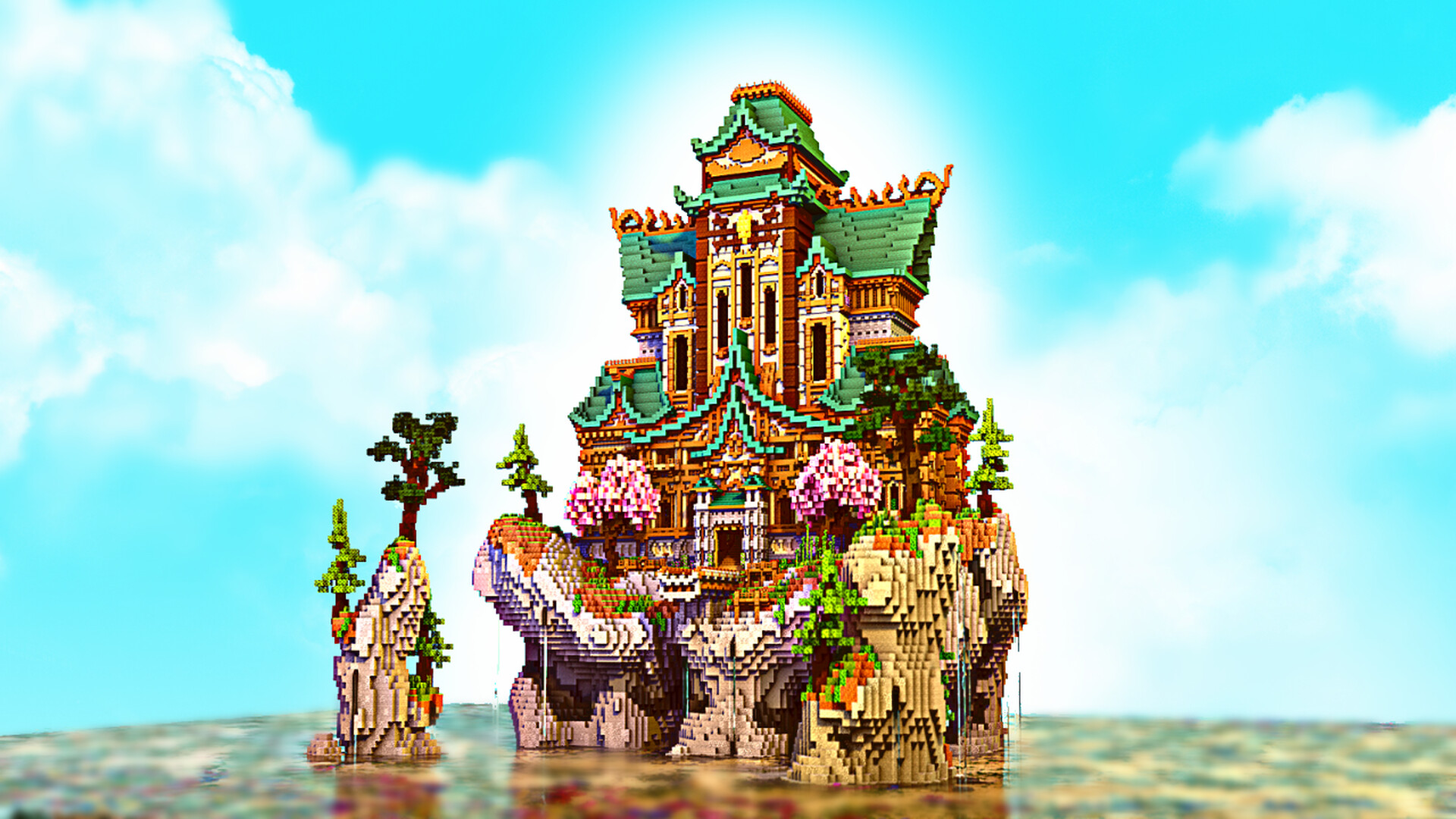 Server Lobby (Oriental Theme) Minecraft Map