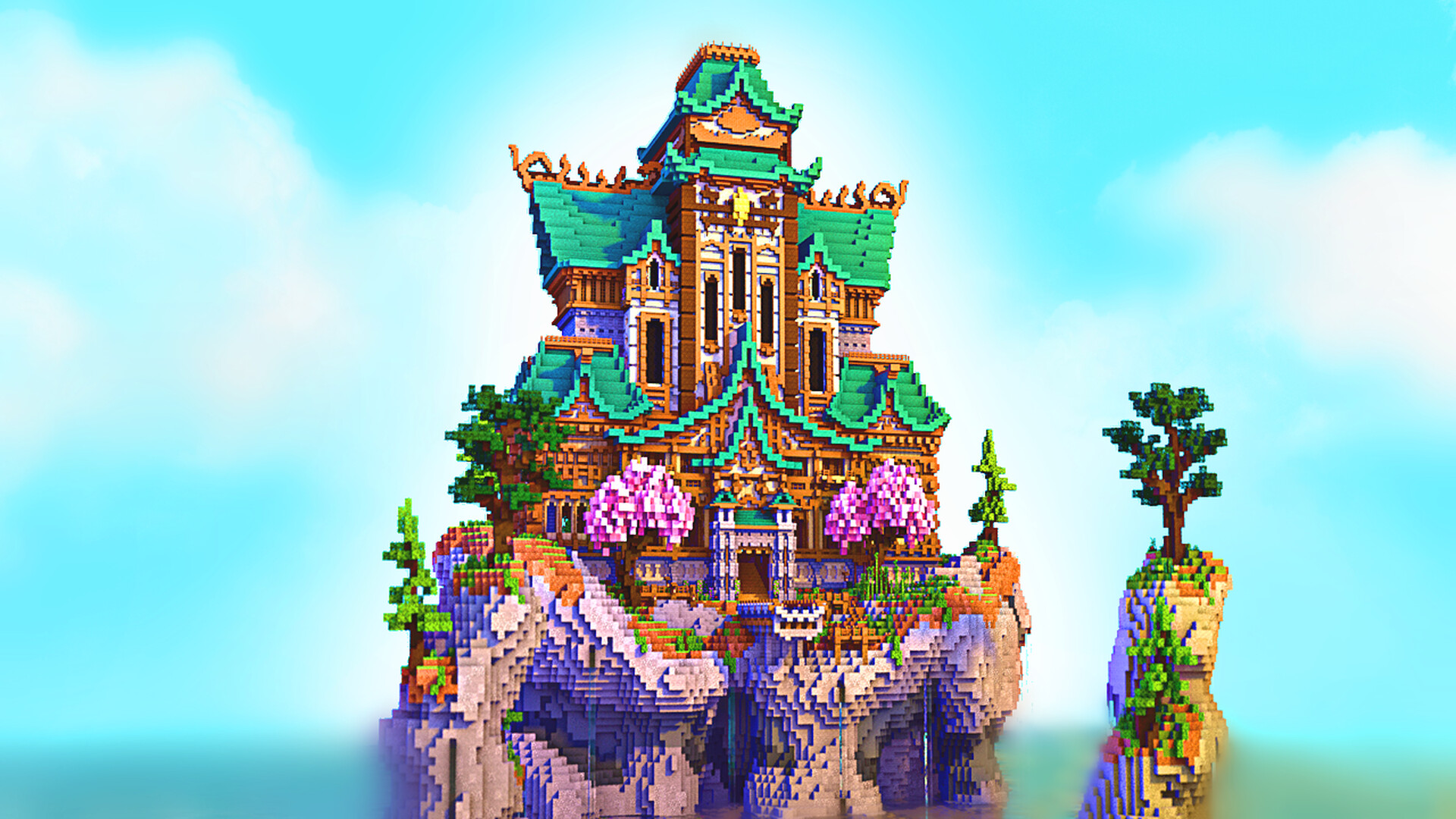 Server Lobby (Oriental Theme) Minecraft Map