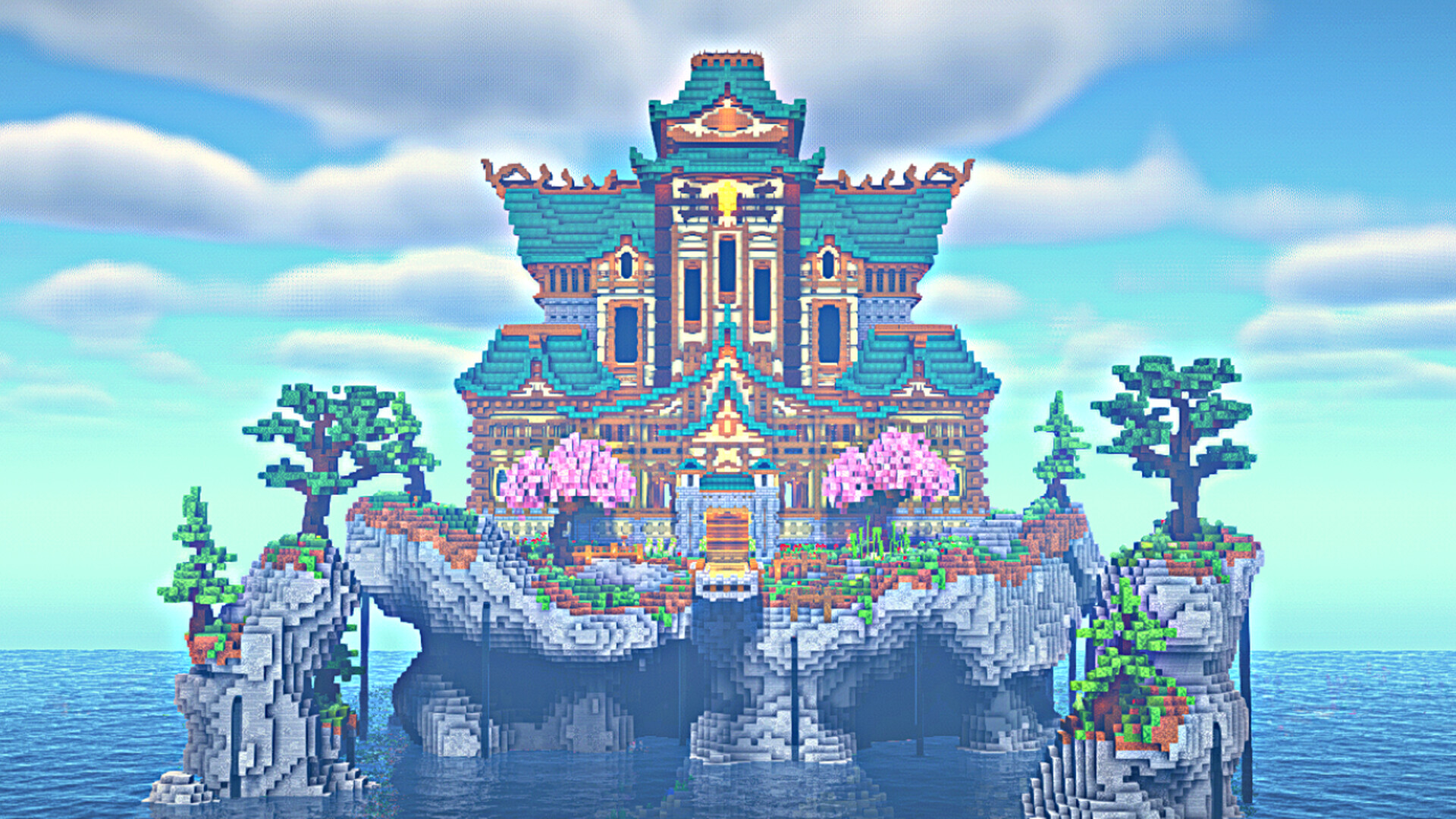 Server Lobby (Oriental Theme) Minecraft Map