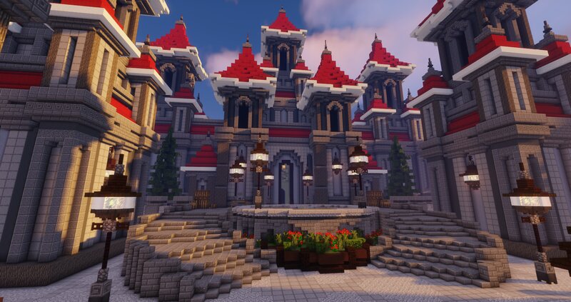 Spawn/Lobby Castle Minecraft Map